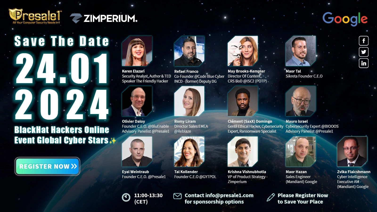 24.1.24 Presale1's Online BlackHat Hackers Cyber Event Invitation